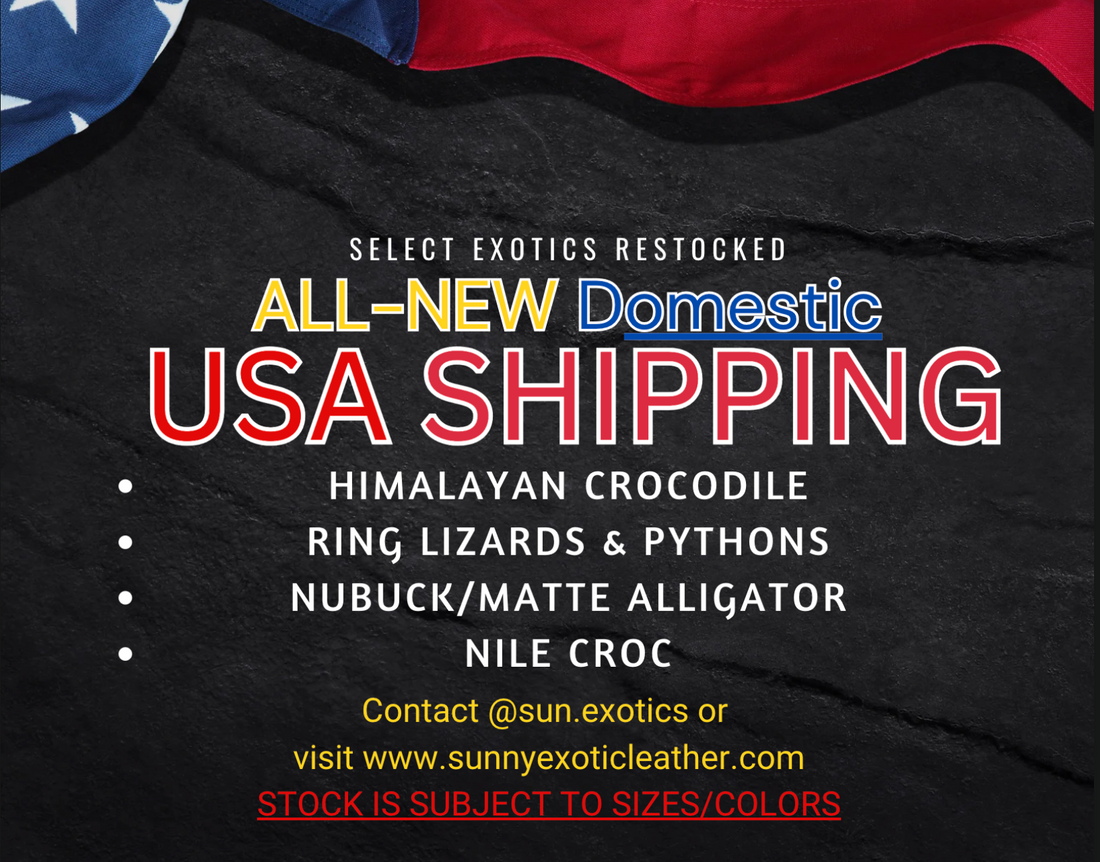 Sunny Exotic Leather Tannery - Luxury Crocodile, Python & Lizard Skins ...